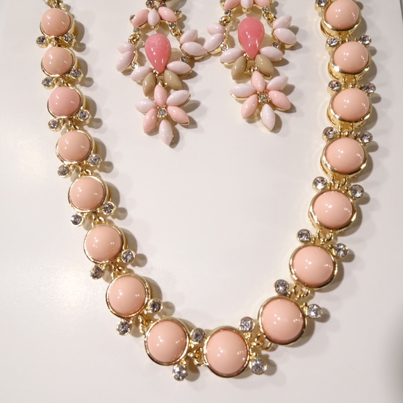 Lee x Lee Angel | Jewelry | Lee Angel Pink Capri Necklace Bracelet ...